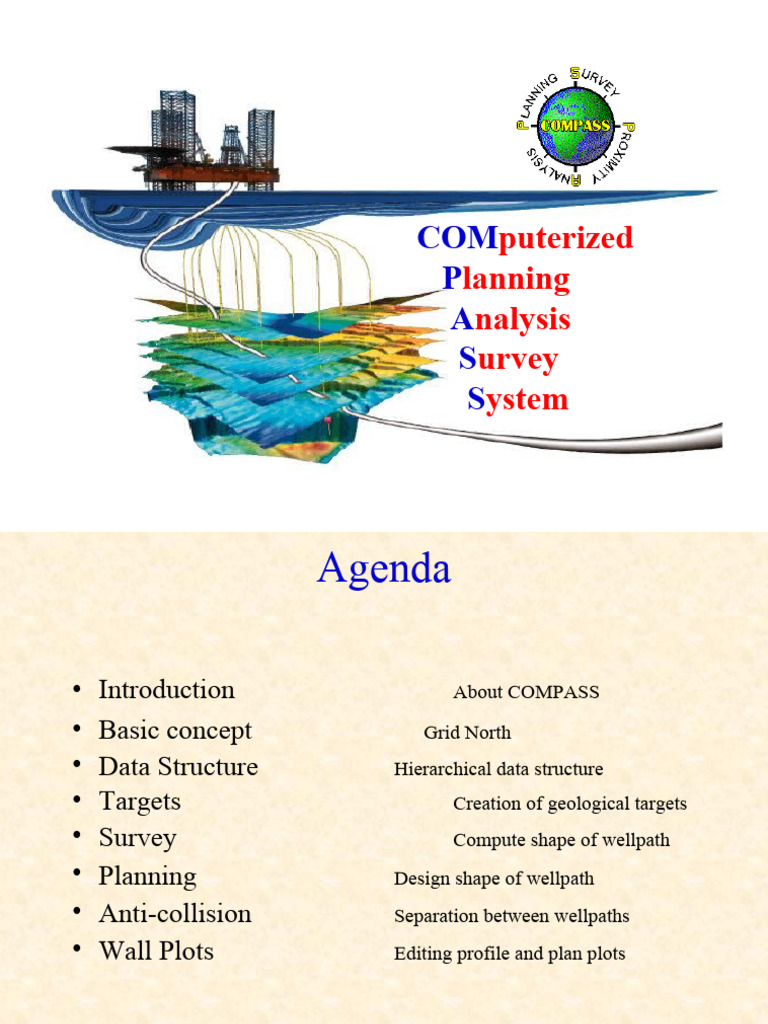 COMPASS: Well Planning & Survey Software | PDF | Geographic Data And ...