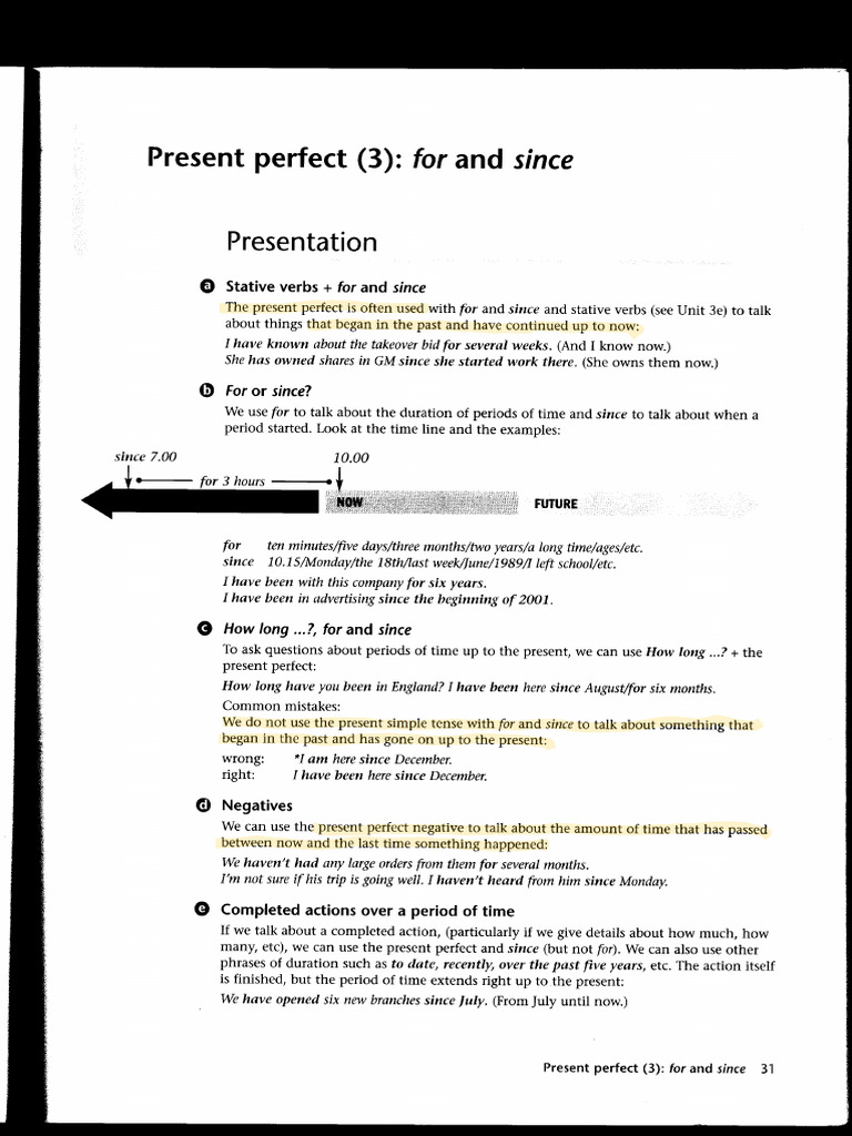 Present Perfect 3pdf | PDF