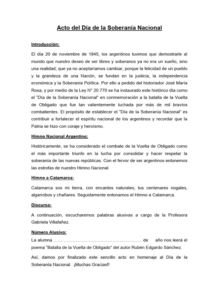 Glosas Acto 20 de La Soberanía | PDF | Viajes Glosas Acto 20 de La Soberanía | PDF | Viajes
