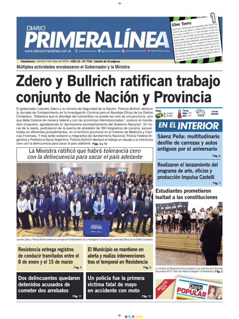 Primera Linea Nro7738 - 2024-05-03 | PDF