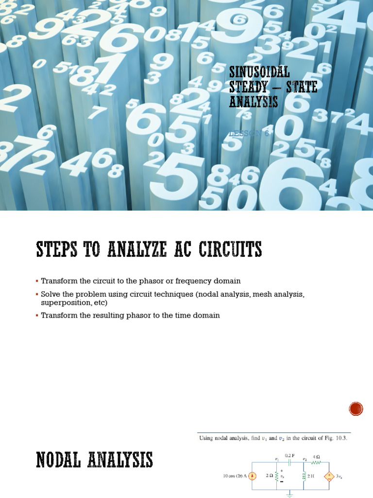 Phasor Circuit Analysis Guide | PDF
