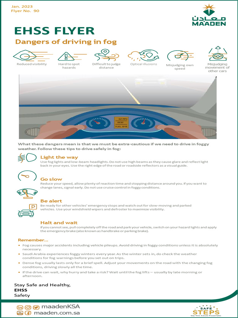Safe Driving Tips for Foggy Conditions | PDF