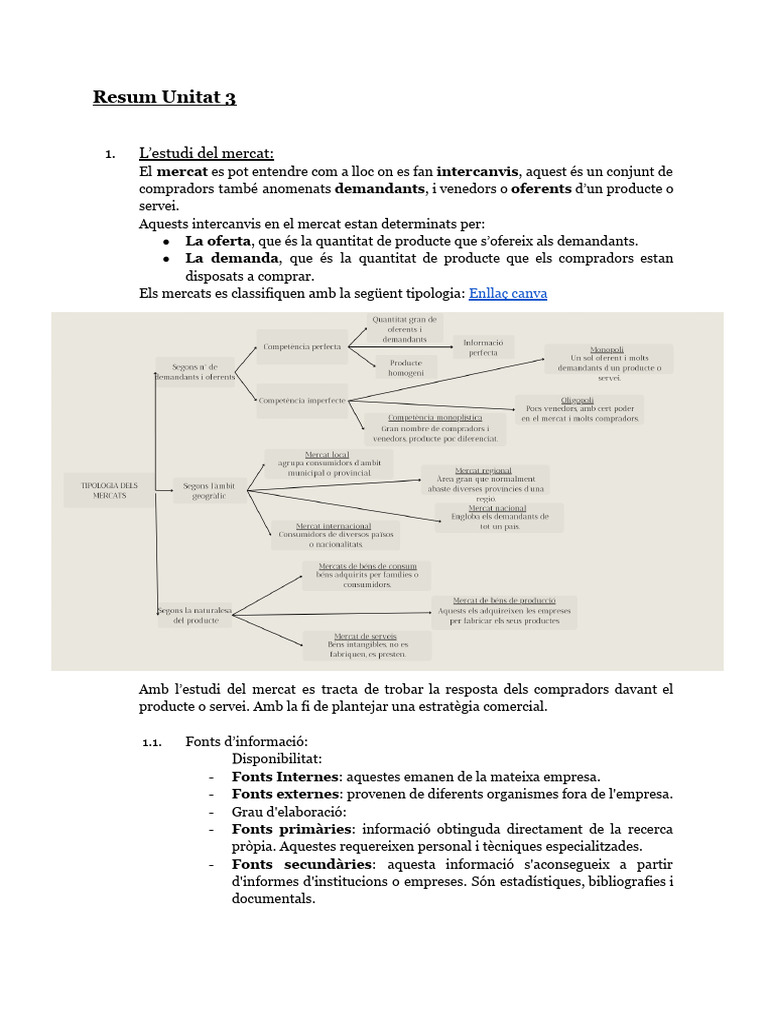 Resum EIE Unitat 3 | PDF