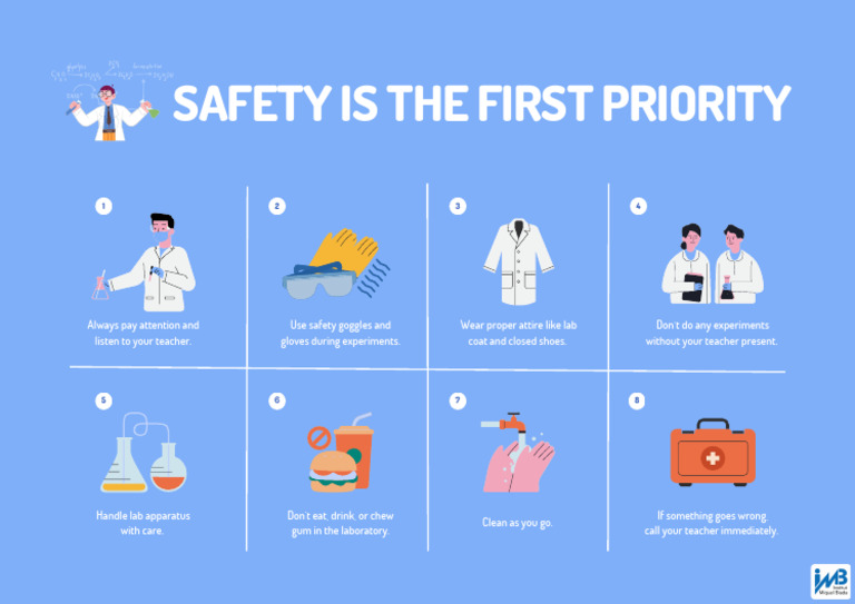 Year 7 Lab Safety Guidelines Poster | PDF | Wellness