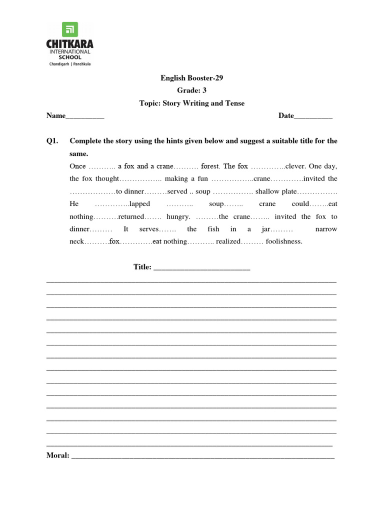 Resource 20240220155910 Grade 3 English Booster | PDF