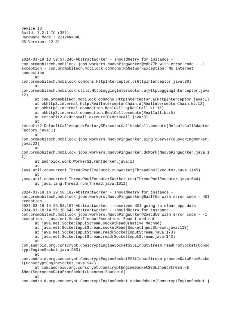 Nuovo Log1 | PDF | Java (Programming Language) | Domain Name System