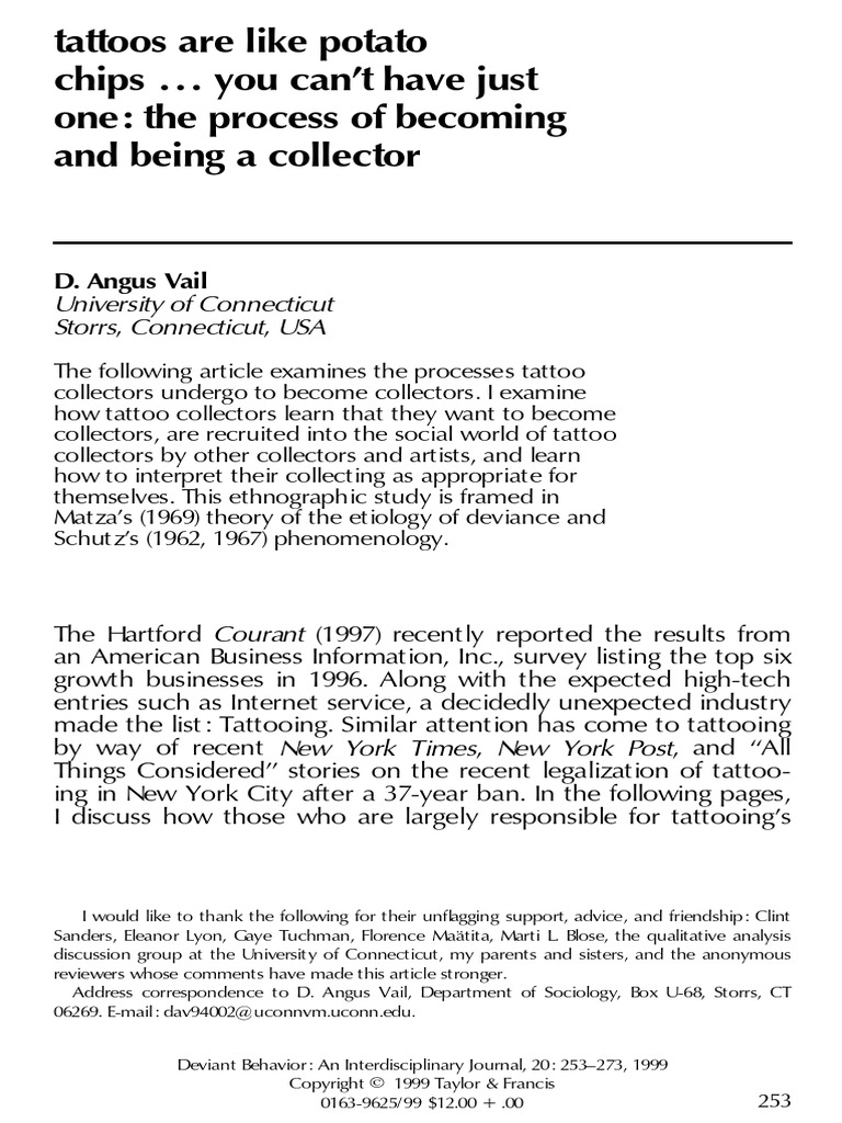 Tattoos Are Like Potato Chips... You Can t Have Just One_ the Process ...