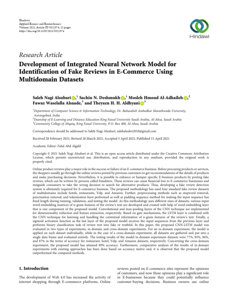 Development of integrated neural network model | PDF | Deep Learning | Matrix (Mathematics)