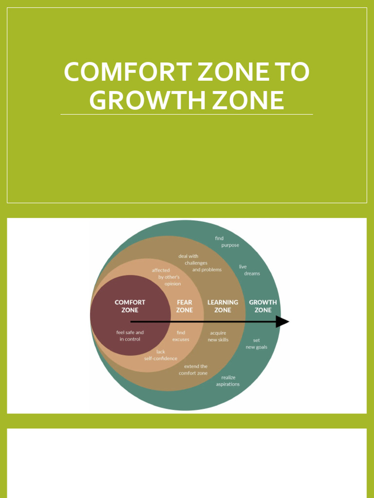 Comfort Zone To Growth Zone | PDF