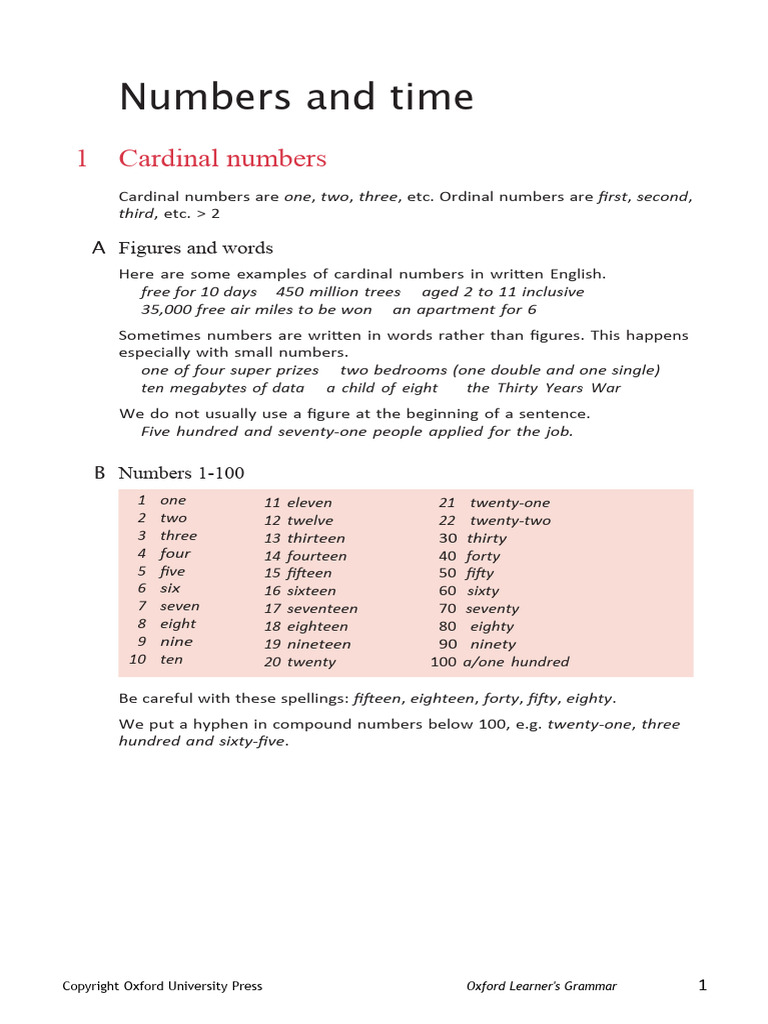 The Numeral | Download Free PDF | Plural | Linguistics
