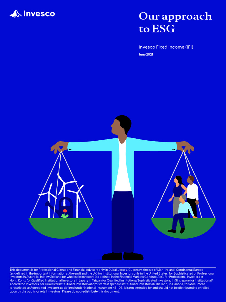 2021 IFI ESG Philosophy and Approach | PDF | Loans | Financial Analyst