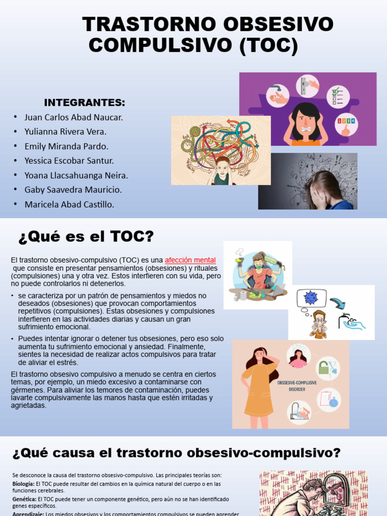 Expo Yovani | PDF | Desorden obsesivo compulsivo | Terapia de conducta cognitiva