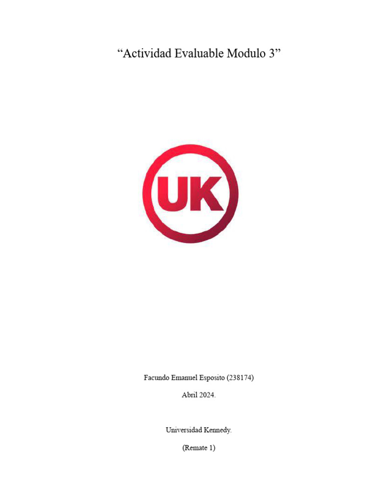 Actividad Evaluable (Modulo 3) (Remate1) | PDF | Subasta