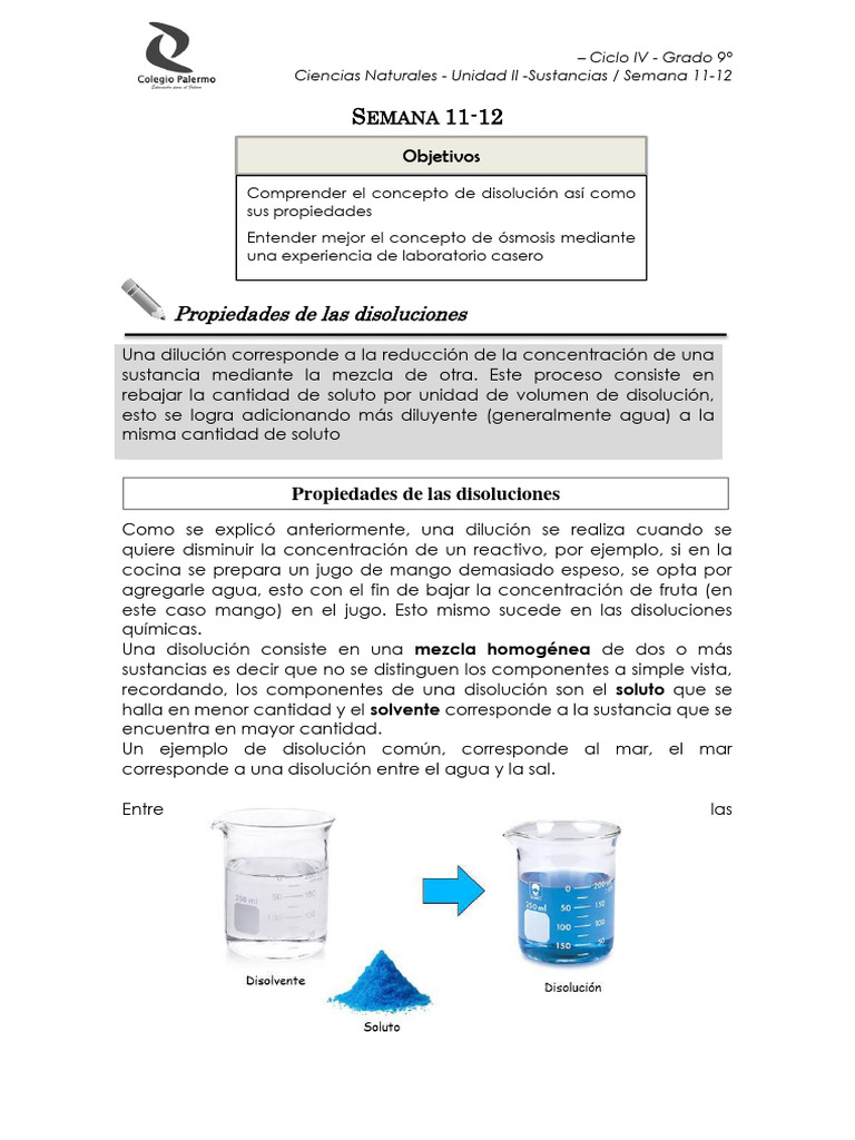 COLEGIO PALERMO - GRADO 9° - SEMANA 11 - 12 | PDF | Infección transmitida sexualmente ...
