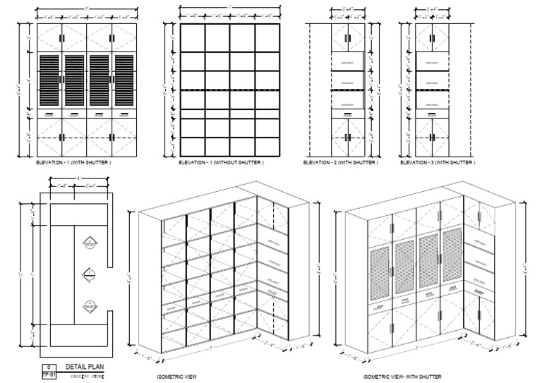 Grocery Store Cabinet Detail | PDF