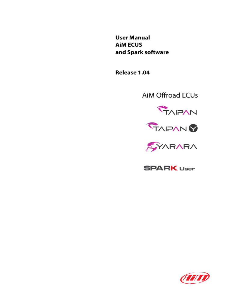 UserManual AiM ECUs+SparkSoftware 104 Eng | PDF | Computer File | Icon (Computing)