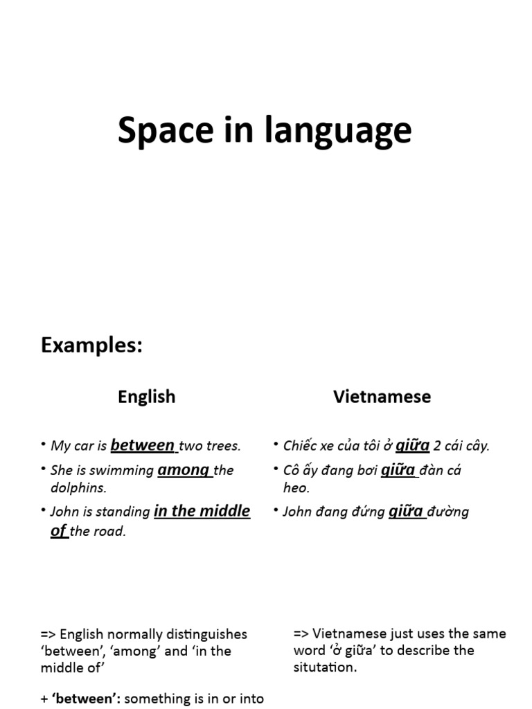 SE Presentation | Download Free PDF | Space | Linguistics