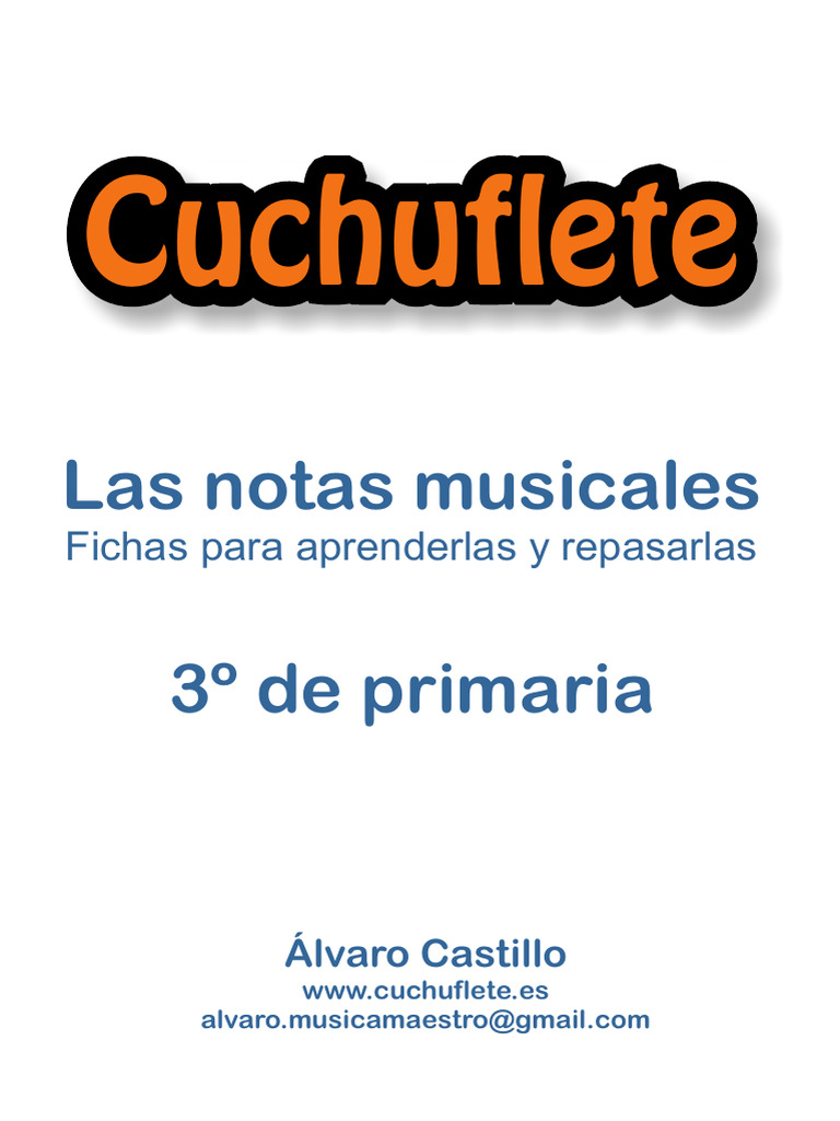 Nombre Notas 3 Tercero | PDF | Composiciones Musicales | Musicología
