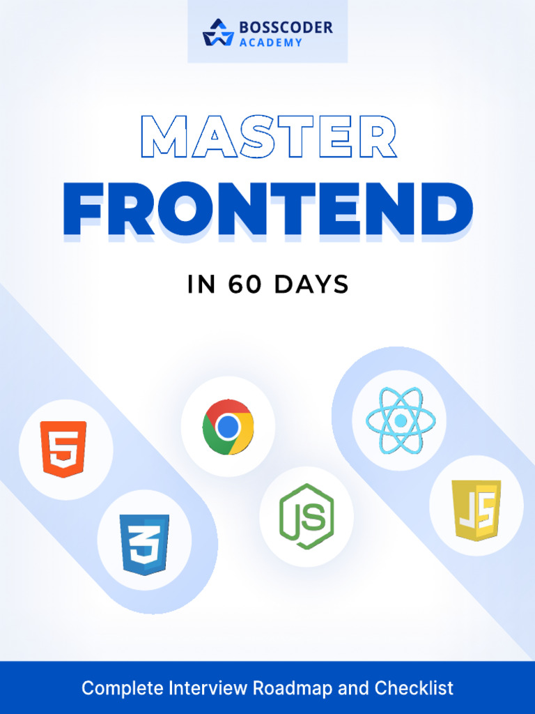 Master Frontend in 60 Days Guide | PDF | World Wide Web | Internet & Web