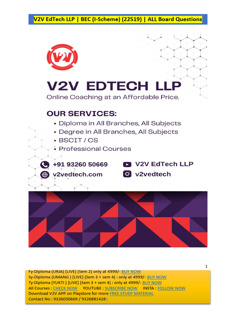 VIMP CSS Board Qus V2V | PDF | Java Script | Http Cookie