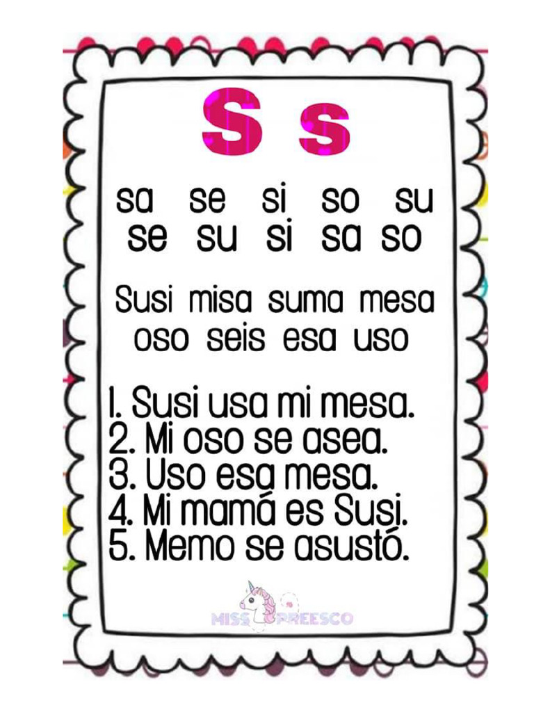 Lectura_Silabica_Kinder_1_ | PDF