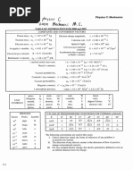 Data Sheet - OCR (B) Physics GCSE | PDF
