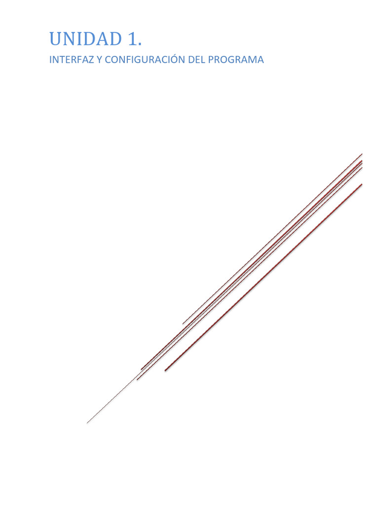Unidad 1. Interfaz y Configuración Del Programa | PDF | Archivo de computadora | Ventana ...