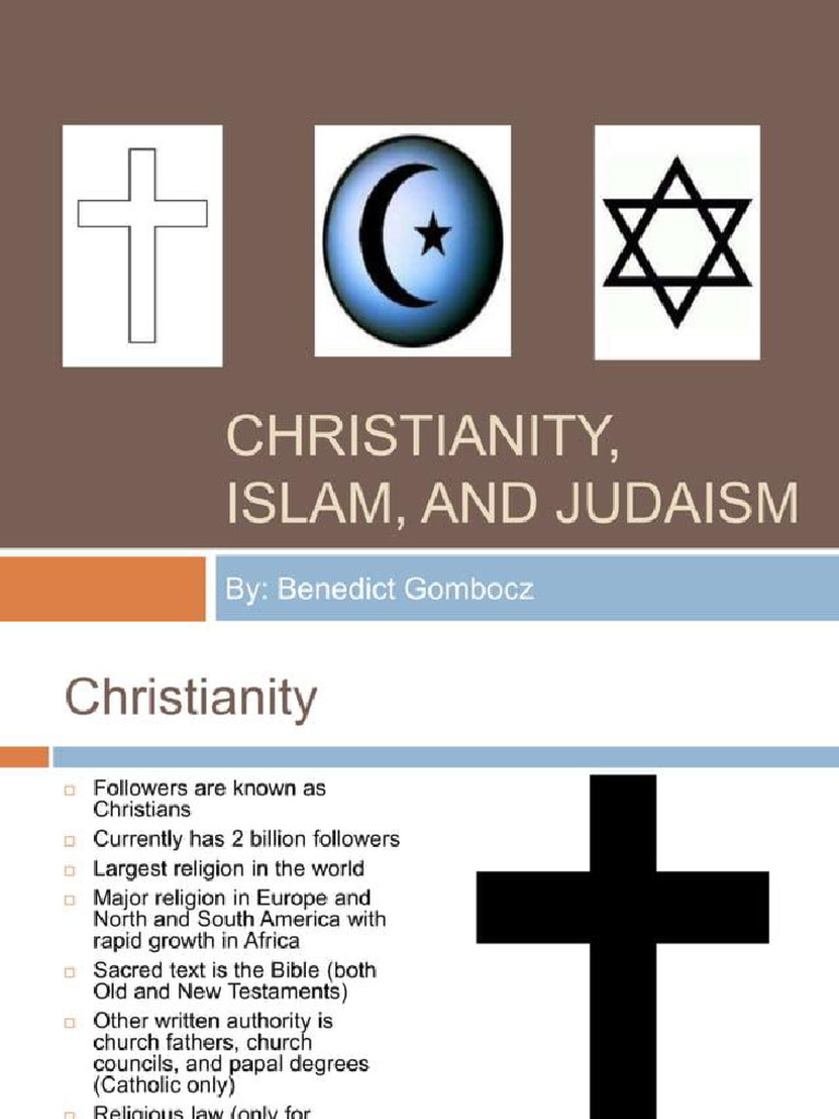 Christianity Judaism Islam2 | PDF