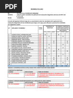 Informe Evaluacion Diagnostica 2025 | PDF