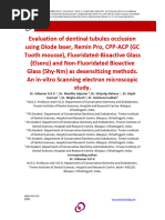 Dental Desensitizing Agents Overview | PDF | Dentin | Dentistry Branches