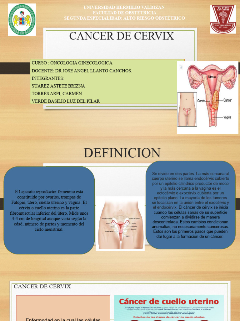Cancer de Cervix | PDF | Cáncer de cuello uterino | Cáncer