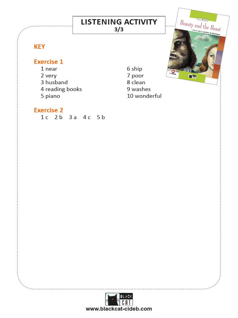 Beauty and The Beast Keys | PDF