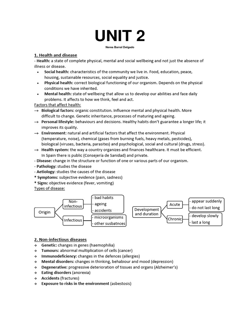 Unit 2 Biology | PDF | Pathogen | Immune System