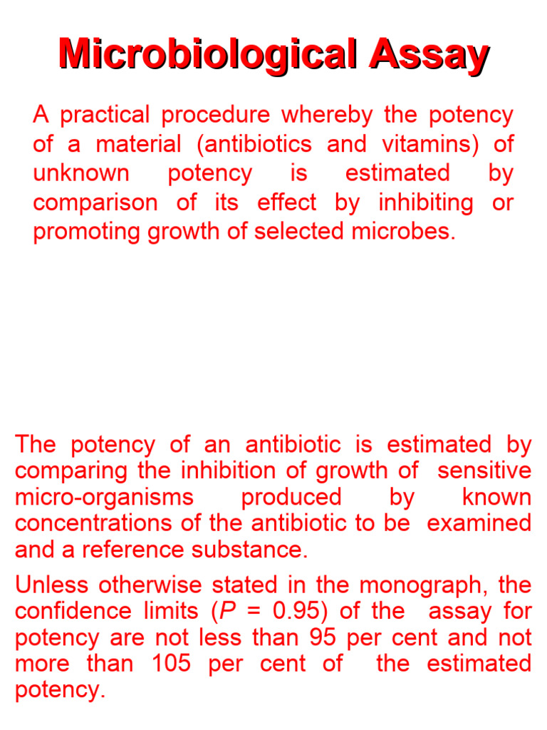 Microbial Assay Pdf Agar Biology