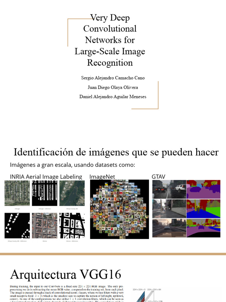 Very Deep Convolutional Networks For Large-Scale Image Recognition | PDF | Computing | Computer ...