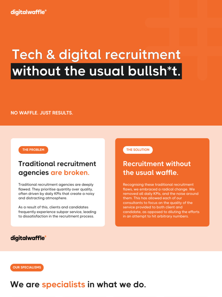 Digital Waffle & Intuch Pack | PDF | Recruitment | Employment