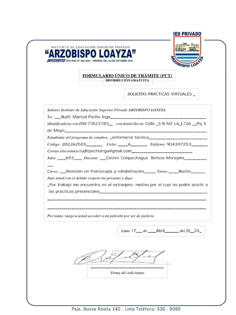 Fut Formato Virtual | PDF