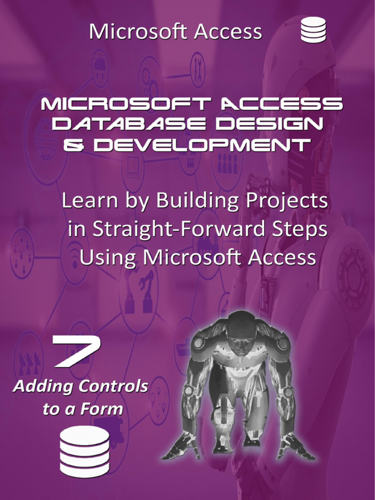 Microsoft Access Tutorials Adding Controls To A Form | PDF | Microsoft Access | Button (Computing)
