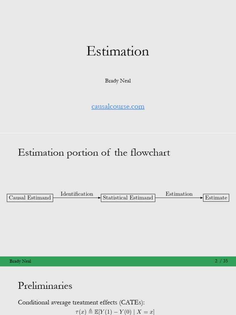 6 - Estimation | PDF | Statistical Theory | Methodology