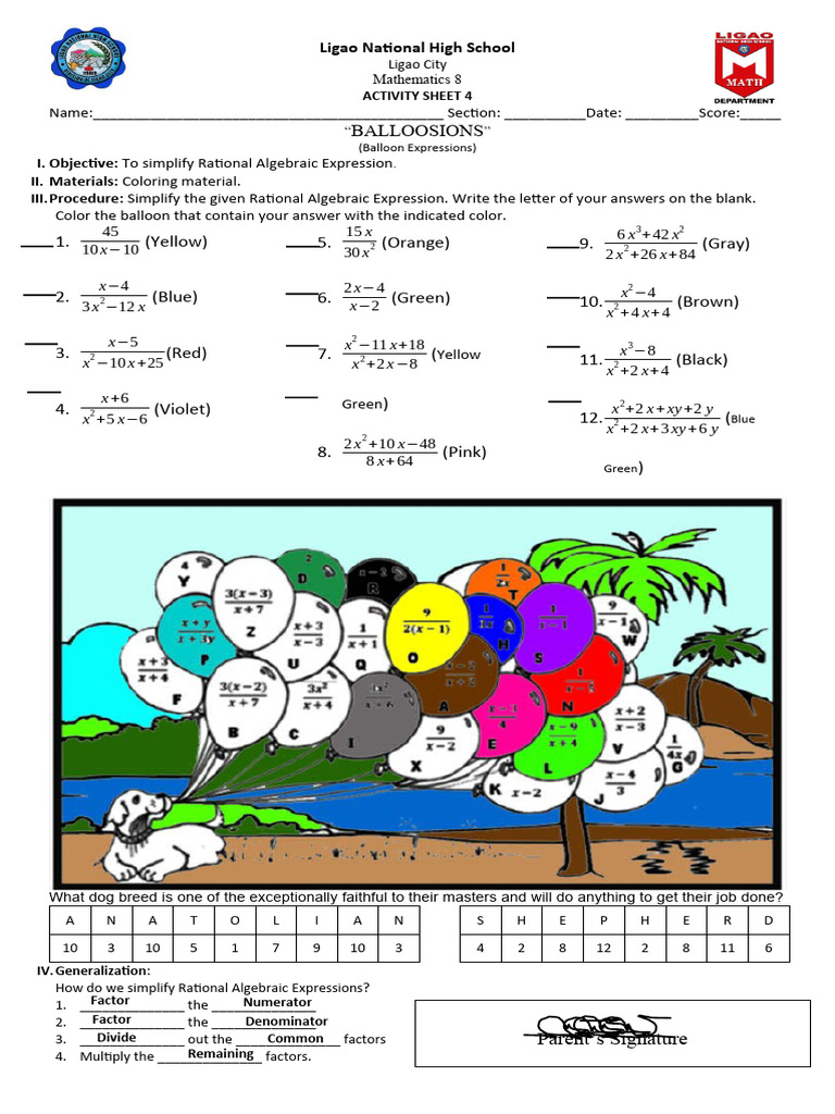 Activity Sheet Simplifying RAE | PDF | Graphic Design | Artistic Techniques