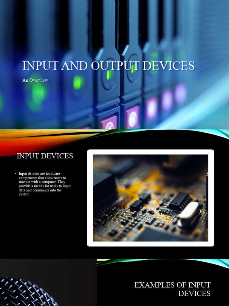 Input and Output Devices | PDF | Art | Computers