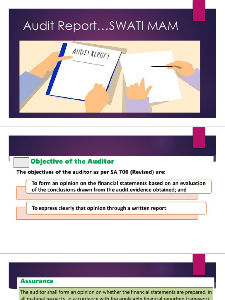 Audit Report | Download Free PDF | Auditor's Report | Audit