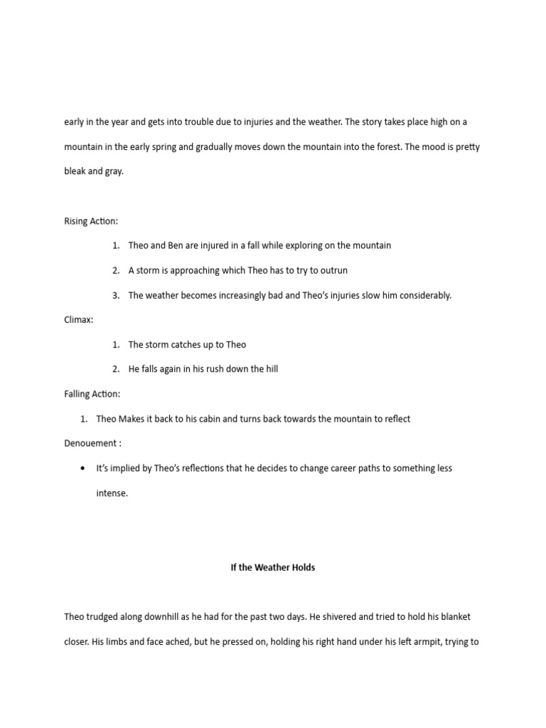 Narrative Arc | PDF | Earth Sciences