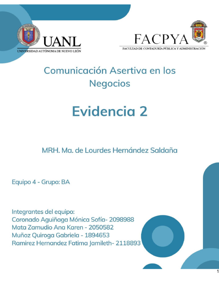 EQ4_Evidencia2_CASN | PDF | Salario | Hablar en público