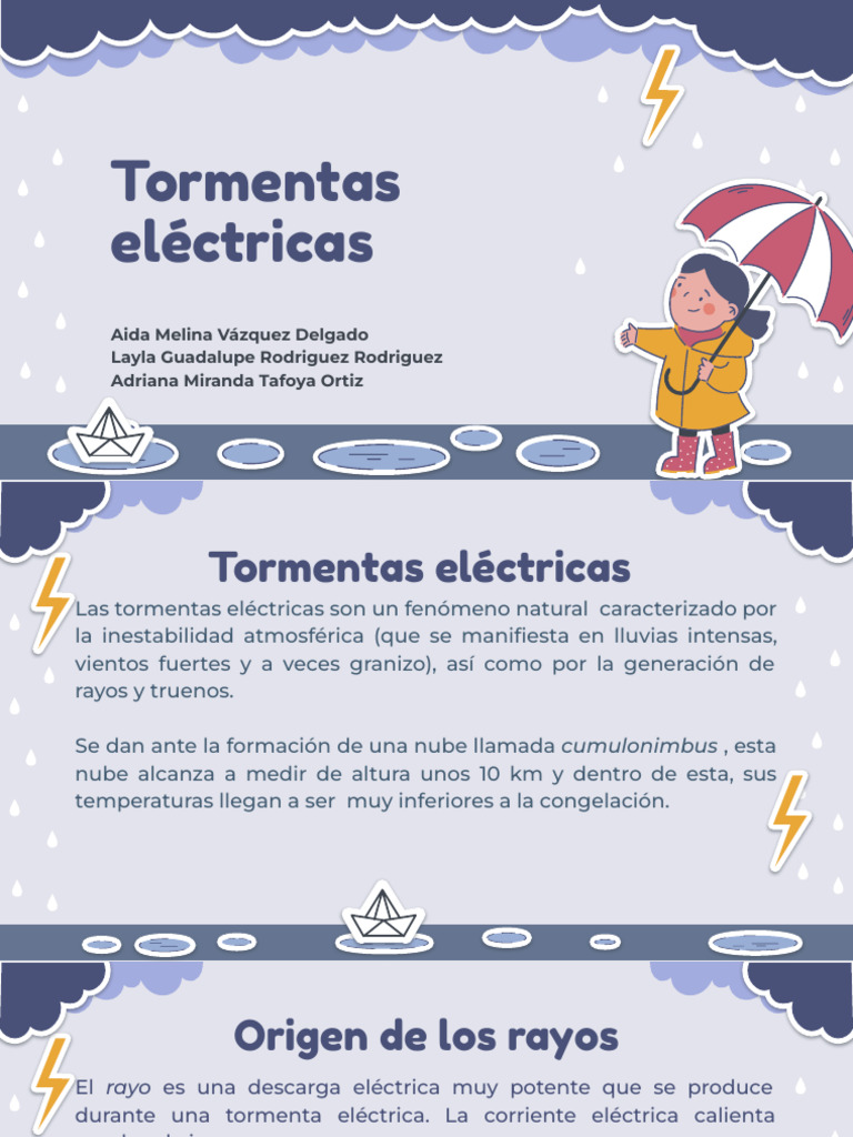 Tormentas Electricas | PDF | Relámpago | Tormenta