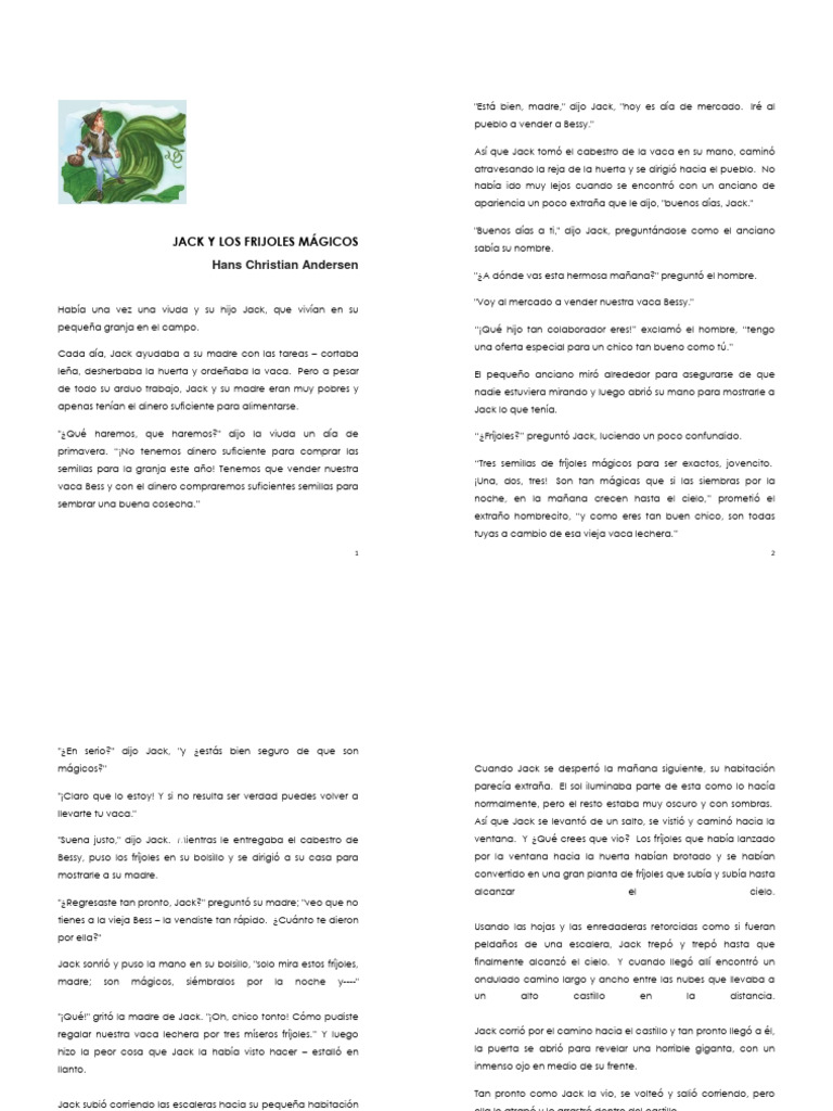 Jack Y Los Frijoles Mágicos Pdf