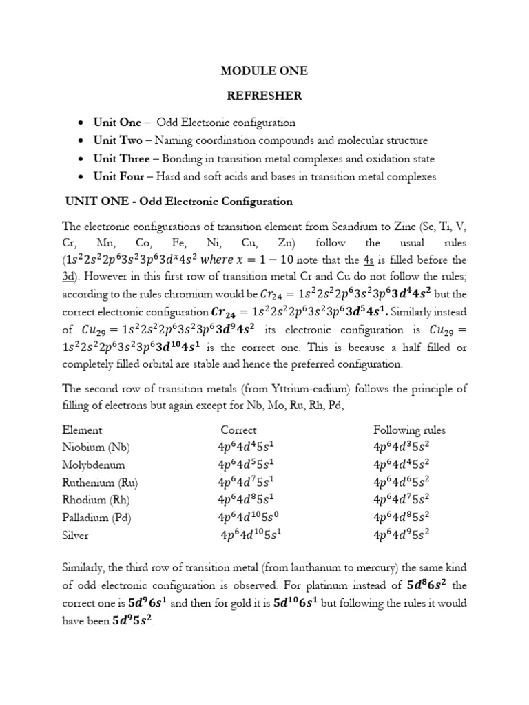 Coordination Compound Pdf Coordination Complex Ion