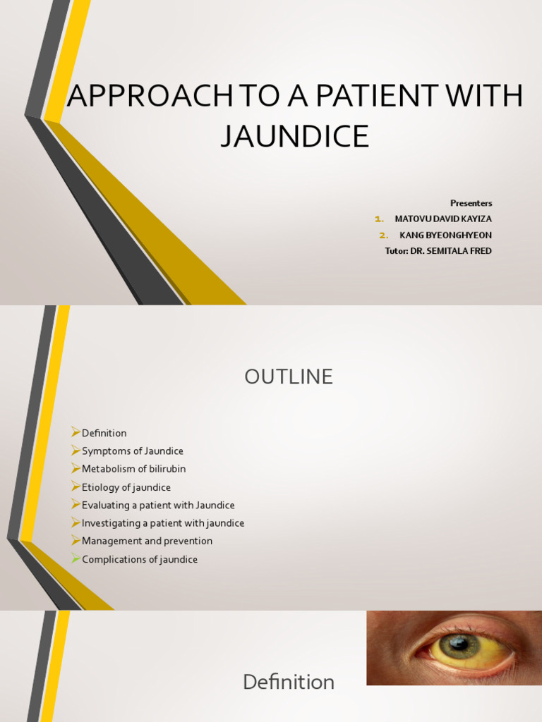 Approach of A Patient With Jaundice | PDF | Liver | Medicine