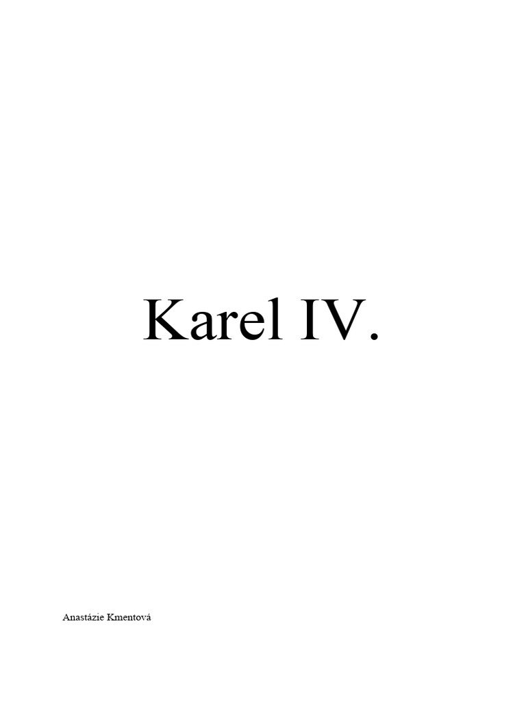 Karel IV | PDF