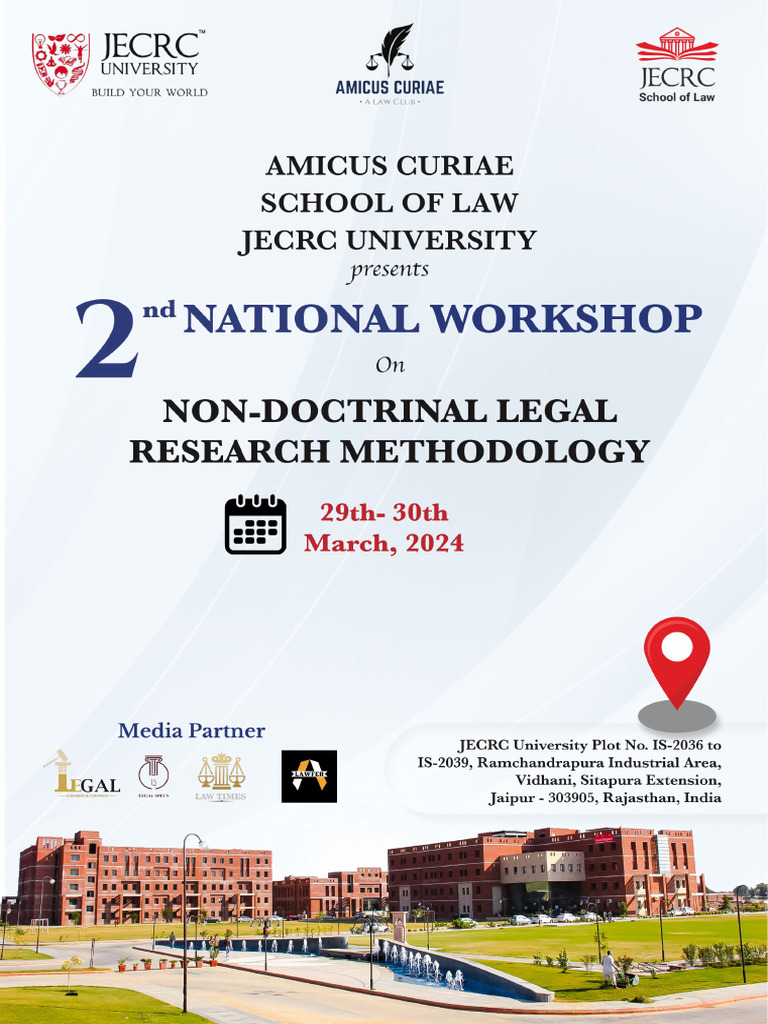 2nd National Workshop On Non Doctrinal Legal Research Methodology ...